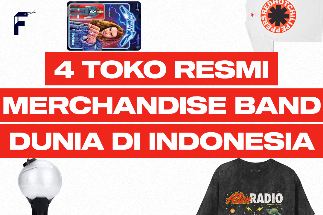 4 Toko Resmi Merchandise Band Dunia di Indonesia – FanGir.com